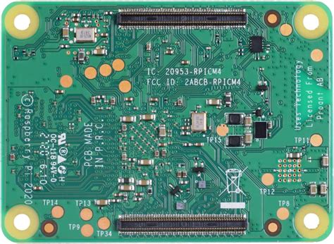 Cm4108032 Raspberry Pi Cm4 8gb Ram 32gb Emmc 2450ghz Wi Fi And Blue