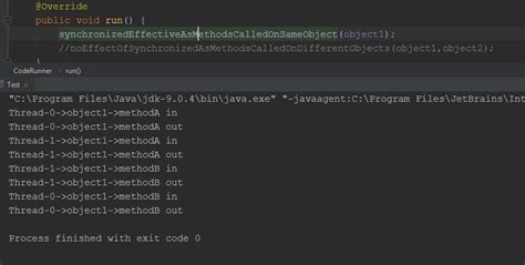 Java If I Synchronized Two Methods On The Same Class Can They Run
