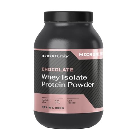Whey Isolate Protein Powder 900g Manamunity