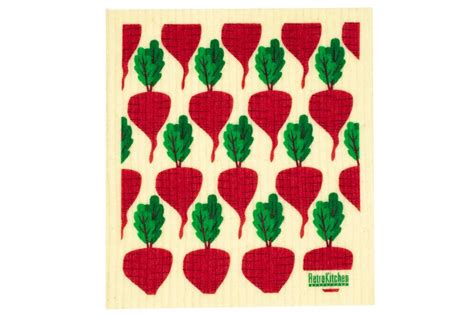 Sponge Cloth Beetroot Wattle And Bee