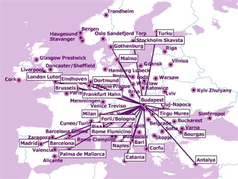 Wizzair Flights From Bristol Liverpool Belfast Birmingham London To