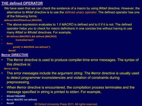 Preprocessordirectiveppt