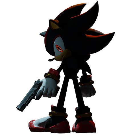 Shadow The Hedgehog With A Gun
