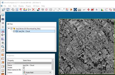 Loading Laz Point Cloud In Qgis Error Invalid Data Source Geographic Information Systems