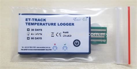 Et Track Programmable Single Use Pdf Temperature Data Logger Malaysia Selangor Kuala Lumpur