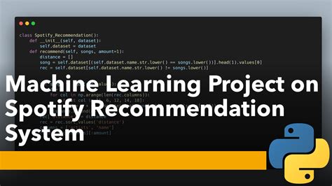 Spotify Recommendation System With Machine Learning Thecleverprogrammer