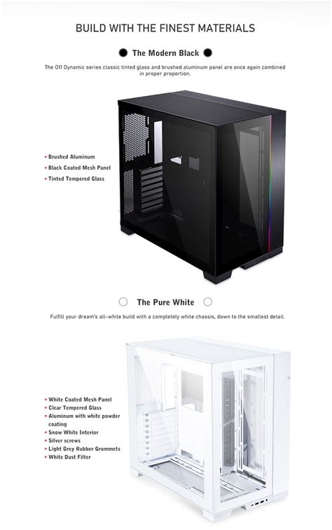 Lian Li O11 Dynamic Evo O11dew Aluminum Steel Tempered Glass Atx