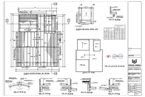 Es 05 Planta Estructural De Techo Pdf