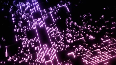 Rotating Colorful Surface With Black Squares Design Background With