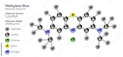 Methylene Blue Molecular Structure Formula Periodic Table Structural
