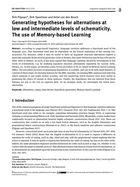 pdf generating hypotheses for alternations at low and intermediate