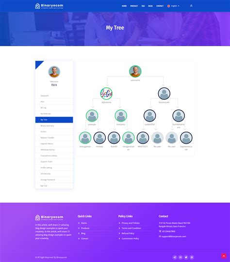 Binaryecom Ecommerce Based Mlm Platform By Viserlab Codecanyon