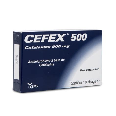 Cefex 500mg Pirâmide Azul