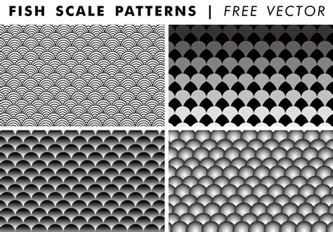 Fish Scale Patterns Free Vector 99645 Vector Art At Vecteezy