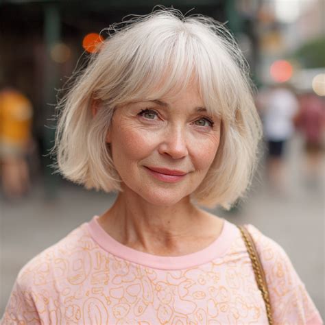 25 Modern Short Blonde Hair Ideas For Ladies With Grey Hair