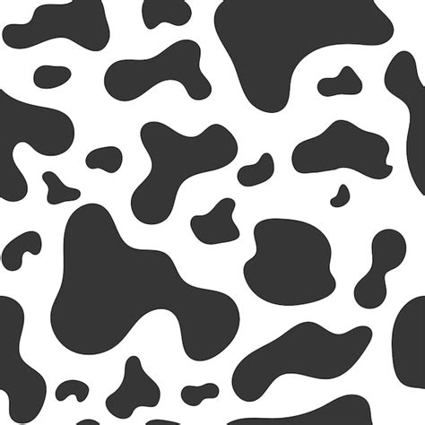 Premium Vector Seamless Pattern Cow Skin
