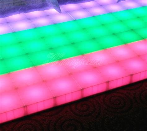 2018 새로운 디자인 다채로운 빛 조명 대화 형 Led 댄스 바닥 Dj 조명 타일 패널 Buy 춤 바닥 Dj 조명 Product On