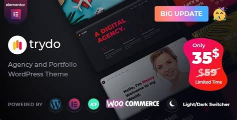 Trydo Wordpress Theme 161 Creative Agency And Portfolio Gplplus