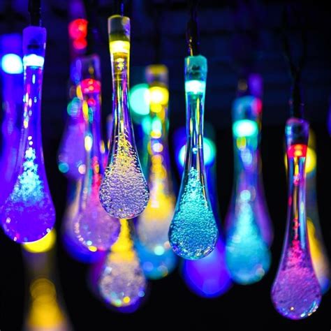 Colorful Teardrop String Lights