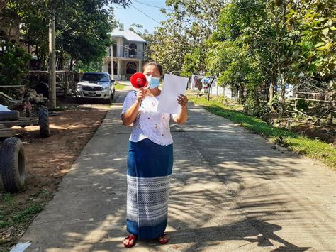 ကျိုက်ဒုံမြို့၌ ပိုးကရင်၊ မြန်မာ နှစ်ဘာသာဖြင့် ကိုဗစ် ၁၉ဗီဇပြောင်း မျိုးကွဲအိုမီခရွန် ရောဂါပိုး