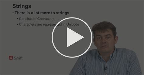 Swift Basics Part 6 Strings Introduction To Swift Coursera