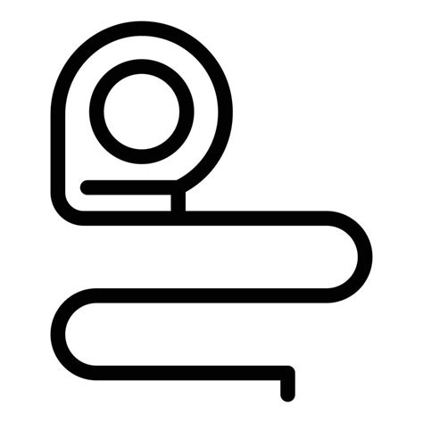 Construction Ruler Icon Outline Style 15675908 Vector Art At Vecteezy
