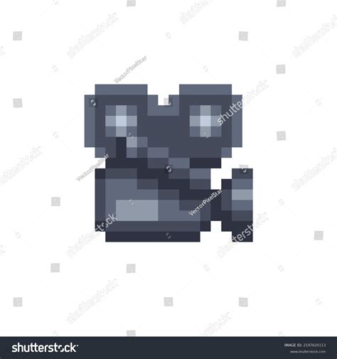 Retro Projector Cinema Pixel Art Icon Stock Vector Royalty Free 2197620113 Shutterstock