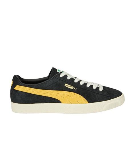 Puma Suede Vintage Hairy Suede Black Mustard Seed For Men Lyst