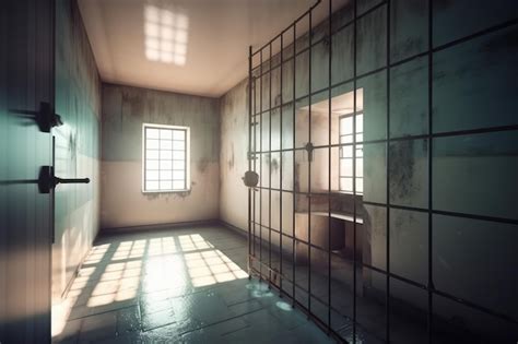 Premium Ai Image Prison Cell Bars Crime Concept Ai Generated Illustration