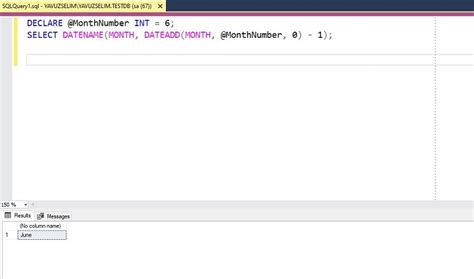 Converting Month Number To Month Name In Sql Server Mssql Query