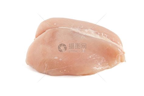 在白色背景上用剪切路径隔离的鸡胸肉高清图片下载 正版图片504104372 摄图网