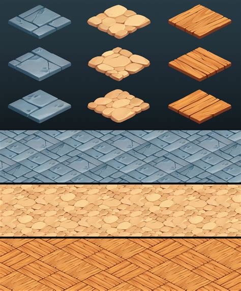 2d Isometric Casual Tiles Marina Trusova Artofit