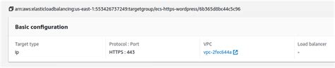 Amazon Web Services Error In Wordpress Site Hosted In Aws Ecs