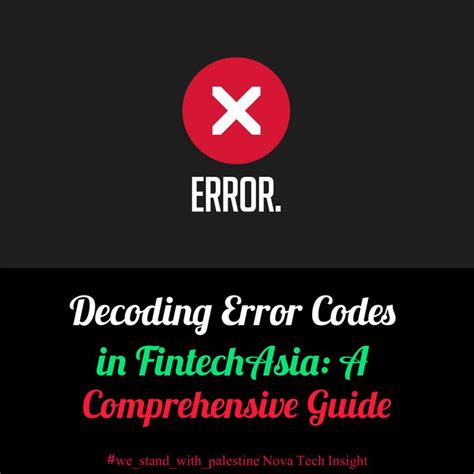 Decoding Error Codes In Fintechasia A Comprehensive Guide