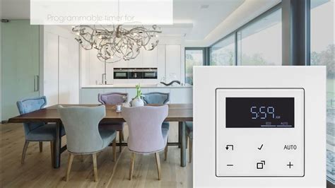 융스위치 융콘센트 Jung Switch 로컬 온도조절기 로컬 온도조절기 디자인 Youtube