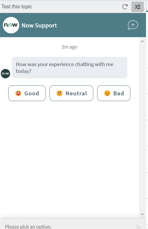 How To Add Survey In Virtual Agent ServiceNow Working Code