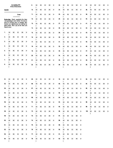 Cis Prelim Answer Sheet Pdf