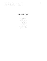 CYB 453 Week 3 Project Docx 1 Network Design For The Week Three Project CYB 453 Week 3 Project