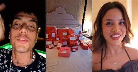 El Cumplea Os De Duki De Una Cama Llena De Regalos De Parte De Emilia Mernes Al Lanzamiento De