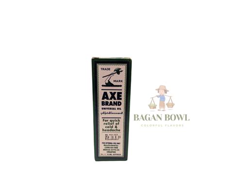 ပုဆိန်တံဆိပ် လေဆေးအဆီ Axe Brand Universal Oil 10ml Approximate Bagan Bowl Llc