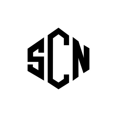 Scn Letter Logo Design With Polygon Shape Scn Polygon And Cube Shape Logo Design Scn Hexagon