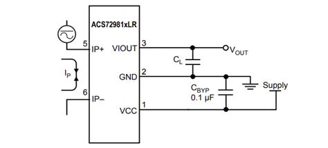 Allegro Microsystems Acs72981 Linear Hall Effect Current Sensor Ics Electronics Lab