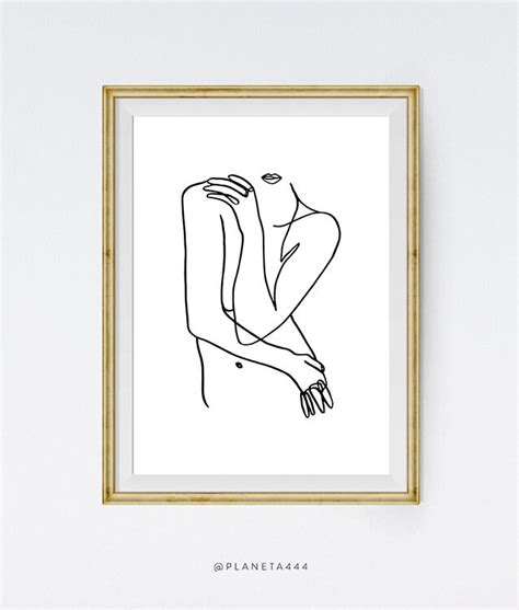 Covering Breasts Sensual Woman Pose Abstract Nudity Woman Art