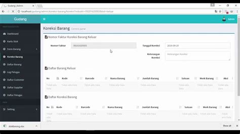aplikasi inventory dengan codeigniter barcode centerslasopa
