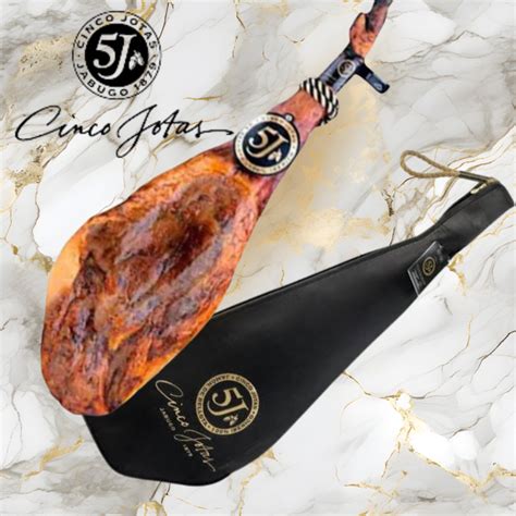Jamón 5j Cinco Jotas Ibérico Con Hueso De Bellota Pata Gd I Drinks