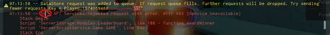 Datastore Issue 502 Api Services Rejected Request With Error 503 Service Unavailable