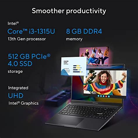Asus Vivobook X Intel Core I U Th Gen Cms Fhd Thin And Light