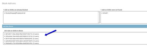 Bulk Addon Block Entry · Issue 7121 · Mozillaaddons · Github