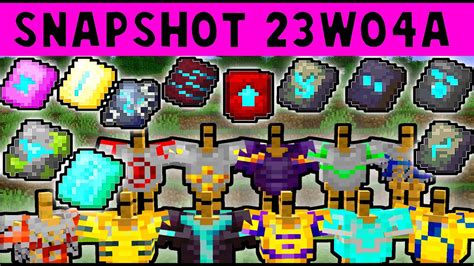 Trim Armor In 1 20 Minecraft Netherite Nerf 23w04a Youtube