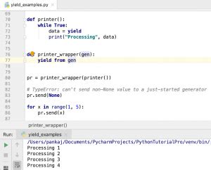 Python Yield Generator Function Real Life Examples AskPython
